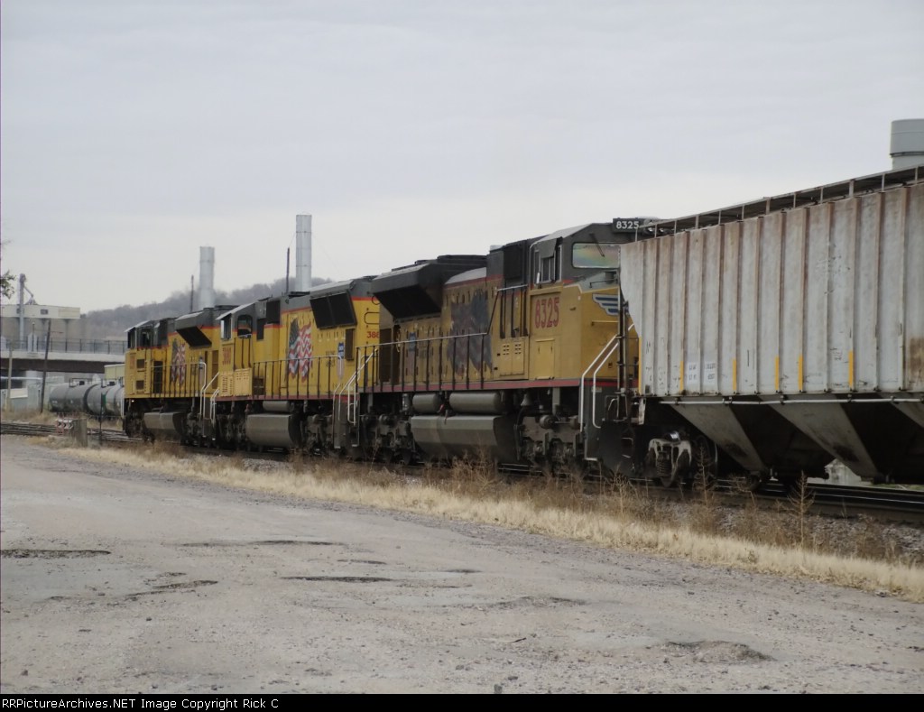 UP 8325 Is #3 As Consist Goes NB